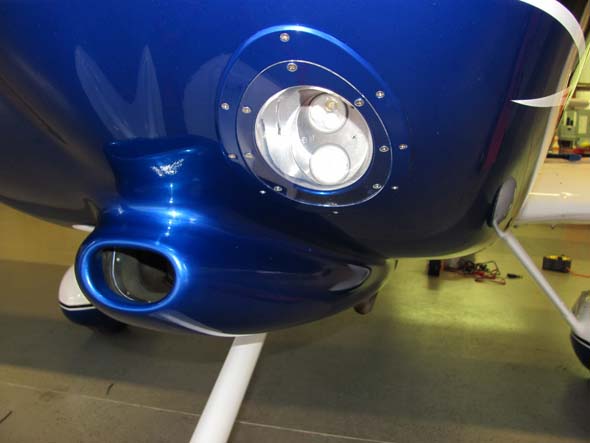 RV-10 Cowl Landing Light - Aerosport Products