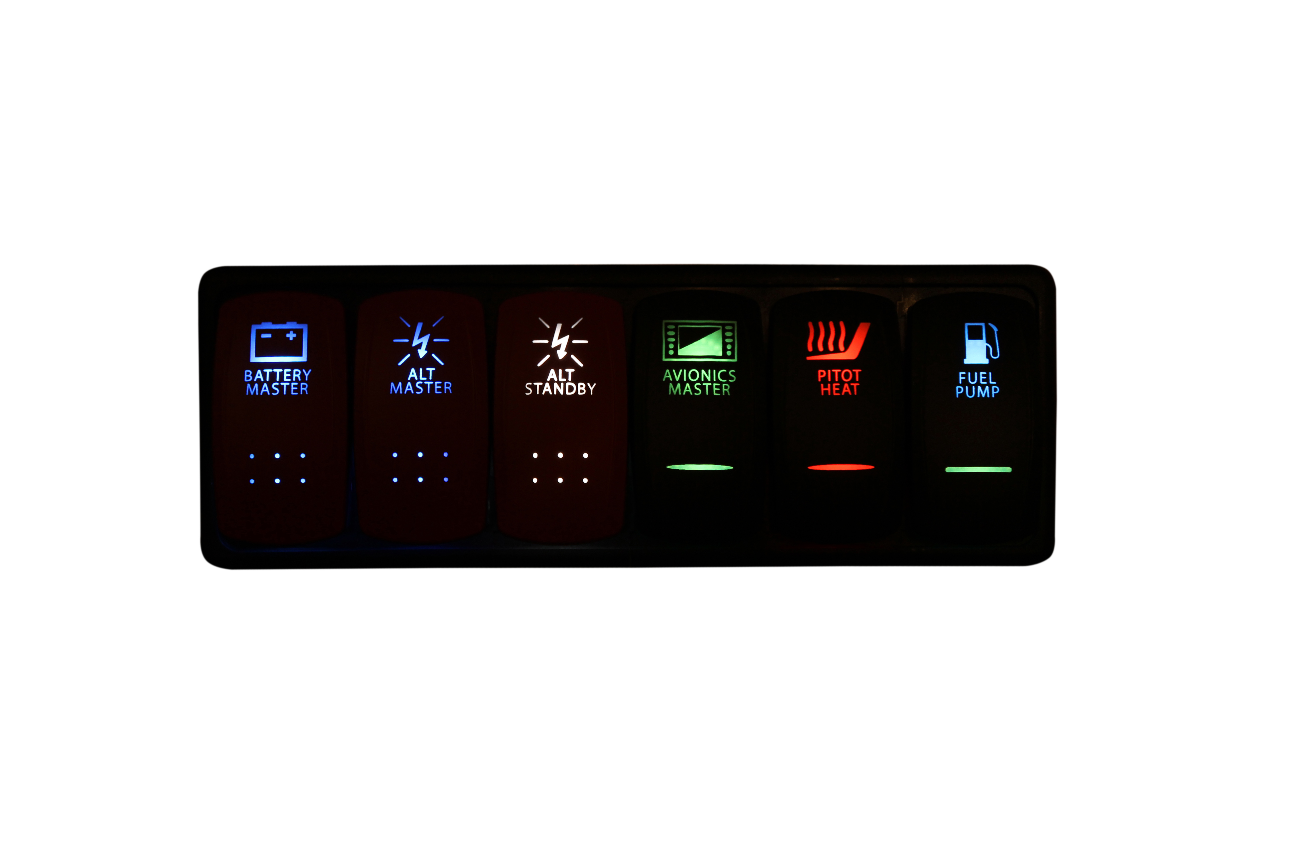 Laser Etched Rocker Switches - Aerosport Products